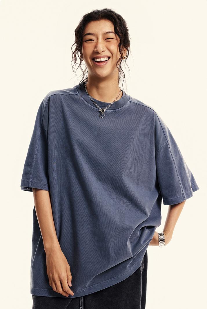 Be Thrived Clothing 310GSM Patchwork Washed Out Tee